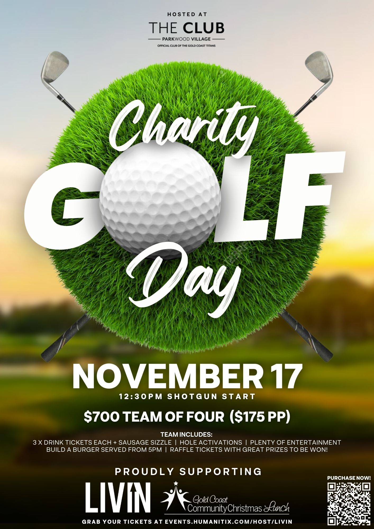 LIVIN x Gold Coast Community Christmas - Charity Golf Day - LIVIN