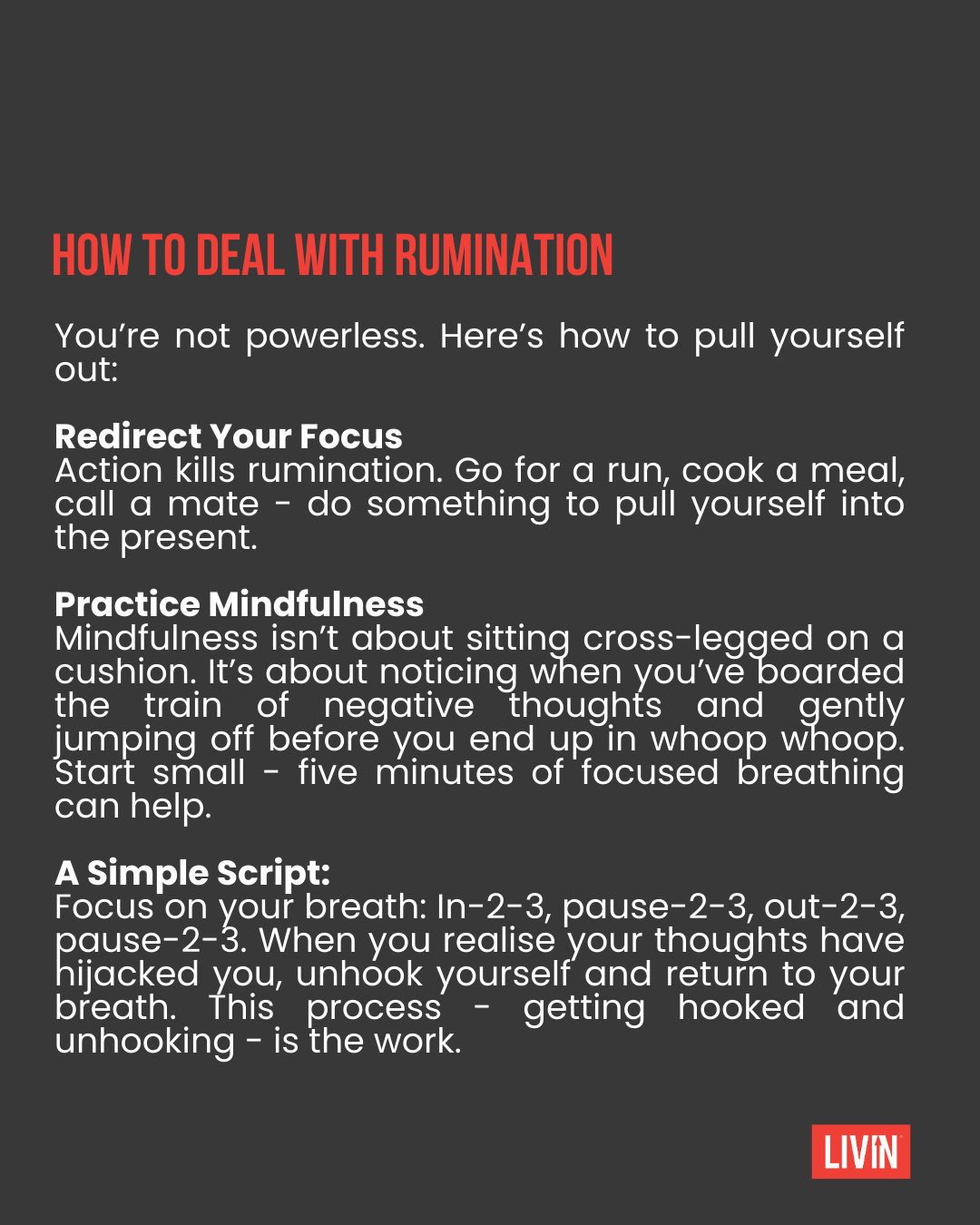 What is Rumination and How Can You Break Free from It? - LIVIN